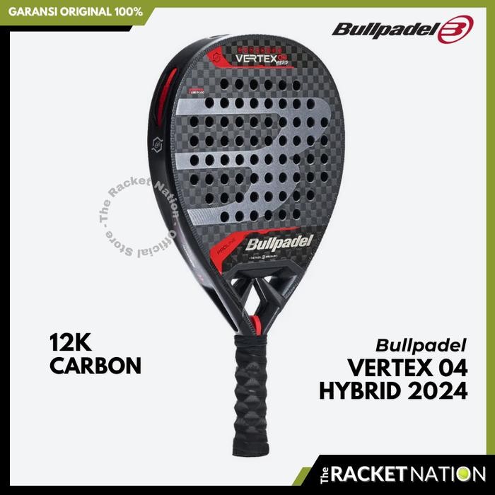 Jual Bullpadel Vertex 04 HYBRID 2024 Padel Racket Bullpadel Vertex 04 ...