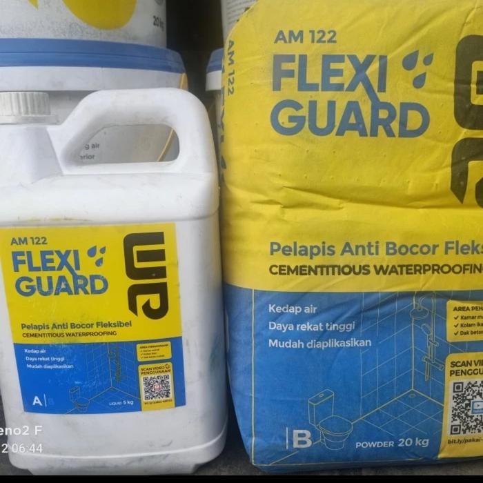 Jual Am 122 Waterproofing Flexsibe Pelapis Antibocor 25 kg set | Shopee ...
