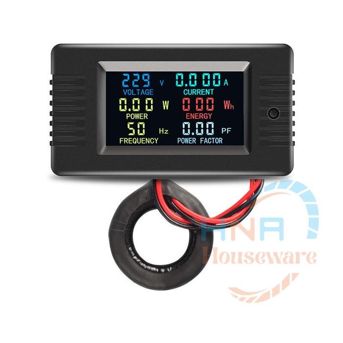 Jual Promo!! Ac Watt Meter Kwh Daya 6In1 Pzem-022 220V 100A Vlot Meter ...