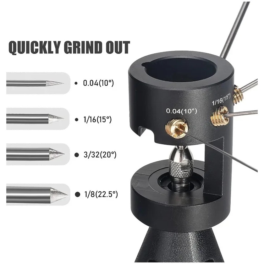 Jual Tungsten Electrode Sharpener Grinder TIG Welding Tool w/Cut-Off Slot Multi-Angle &Offsets ...