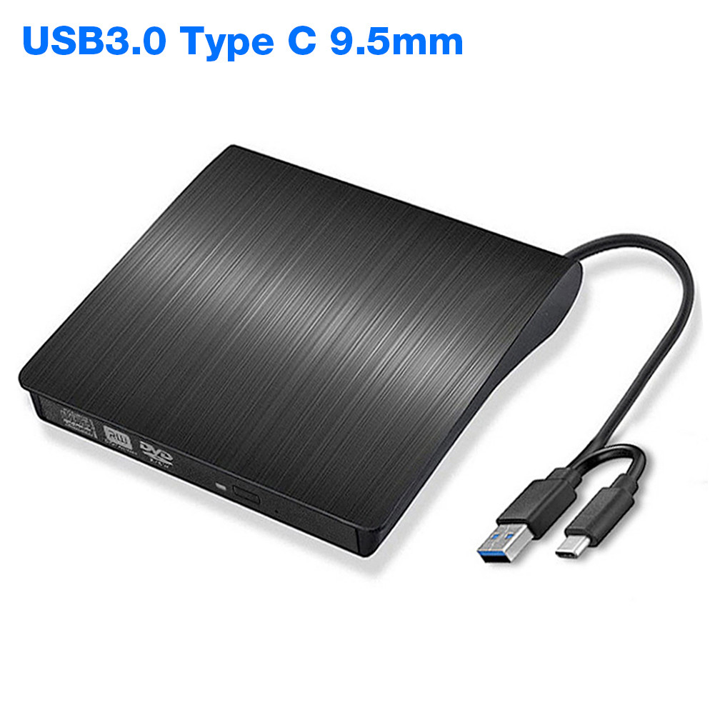 Jual USB 3.0/USB 3.0 + Type-C SATA To USB CD ROM ODD Case Box 9.5mm/12.7mm External Mobile ...