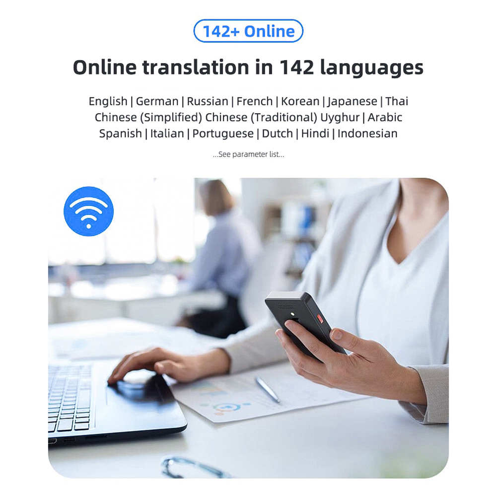 Jual Instant Voice Translator 138 Languages 2.4 Inch Touch Screen Voice ...