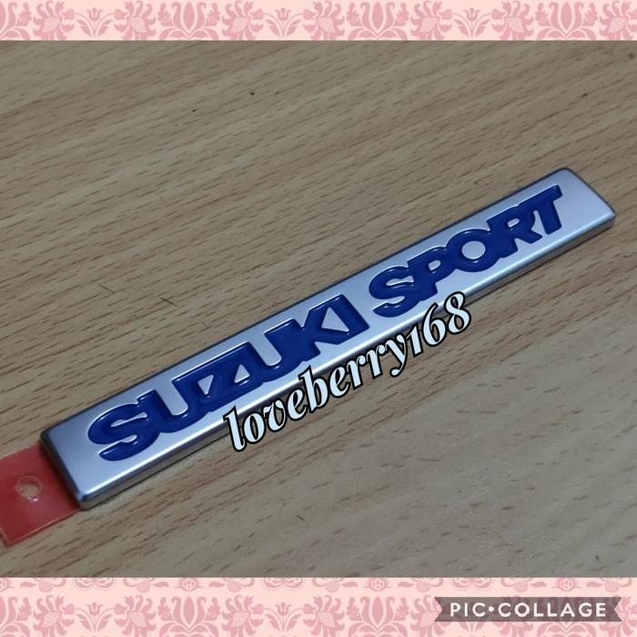 Jual Satu Buah Emblem Tulisan Suzuki Sport Kecil Suzuki Sgp Ori Genuine ...
