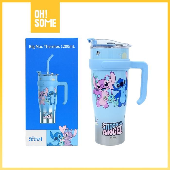 Jual Ohsome X Disney- Aikesi Thermos Water Bottle Stitch Disney Series ...