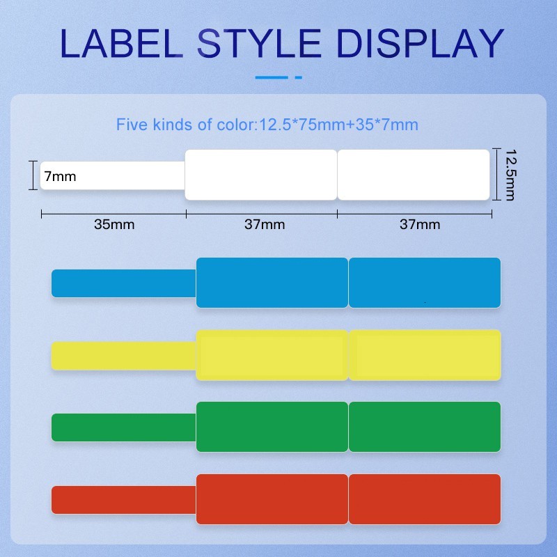 Jual Niimbot D11 Colorful Cable Label Sticker Waterproof Self-Adhesive ...