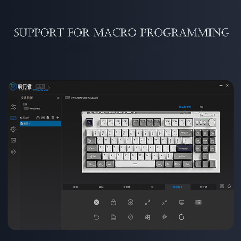 Jual Wireless Hot-Swappable Mechanical Keyboard Bluetooth 2.4G Gaming ...