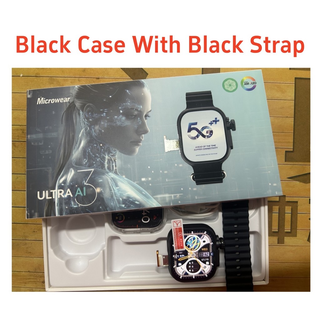 Jual 2024 Ultra Ai3 Smartwatch Men Women 4G SIM card Wifi Cellular GPS ...