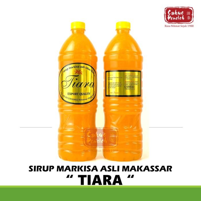 Jual SIRUP MARKISA TIARA 1500 ml - Minuman Sari Buah Markisa Asli ...