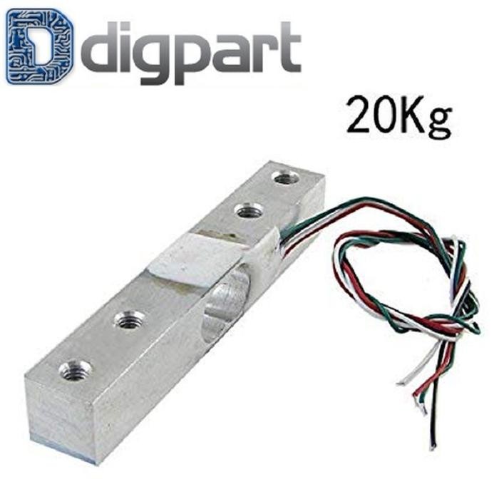 Jual LOAD CELL STRAIN GAUGE WEIGH SCALE 20KG SENSOR BERAT TIMBANGAN ...