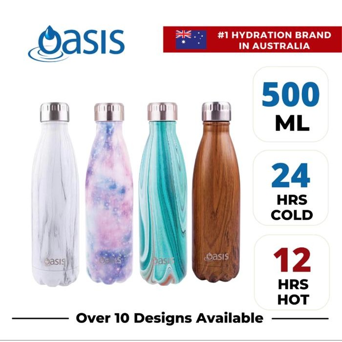 Jual OASIS Stainless Steel Insulated Water bottle 500ml/tumbler botol ...