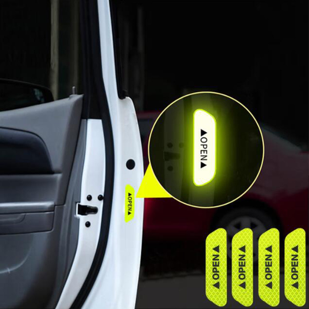 Jual IMPORT Car Door Sticker Safety Open Warning Reflector Tape For MG ...