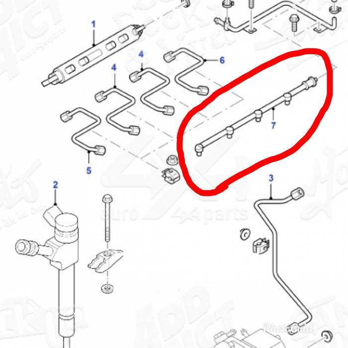Jual Selang Pipa Balik Solar Injector Ford Everest Ranger Tdci Original ...