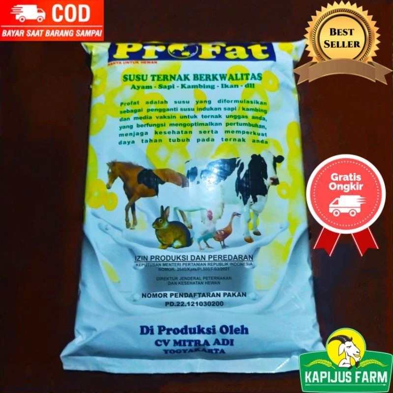 Jual PROFAT 1 Kg hewanpedia - Susu Ternak Penganti Induk Milk Replacer ...