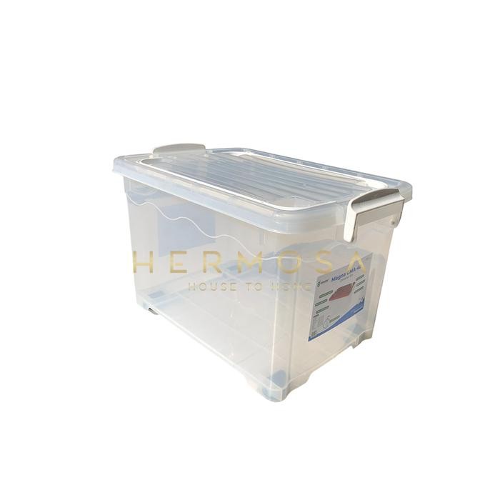 Jual (Expert) Gessler box container Magna 40L plastik dengan roda kuat ...