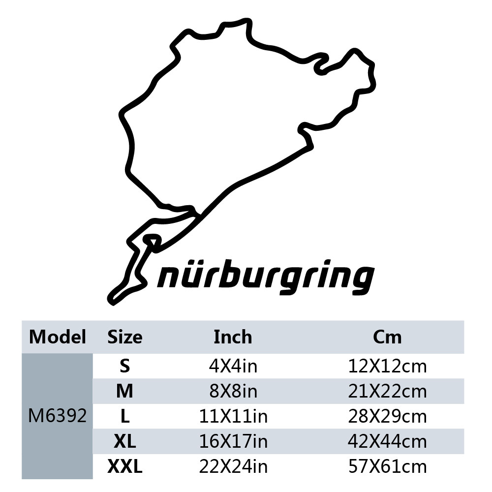 Jual IMPORT Cool Design nurburgring Auto Stickers On The Car Vinyl Auto ...