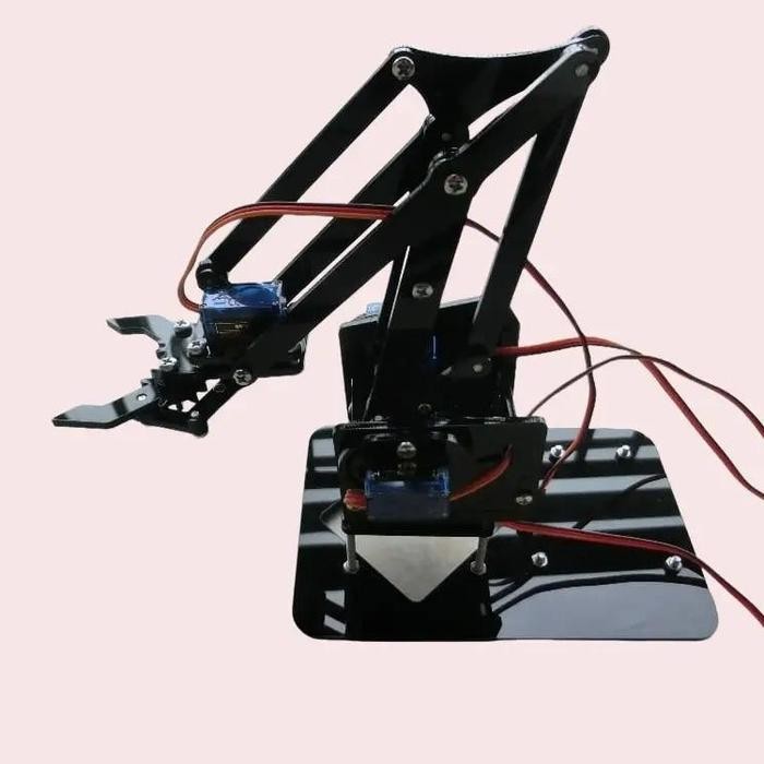 Jual Arm Robot Rangka Robot Lengan for Arduino - Hitam | Shopee Indonesia