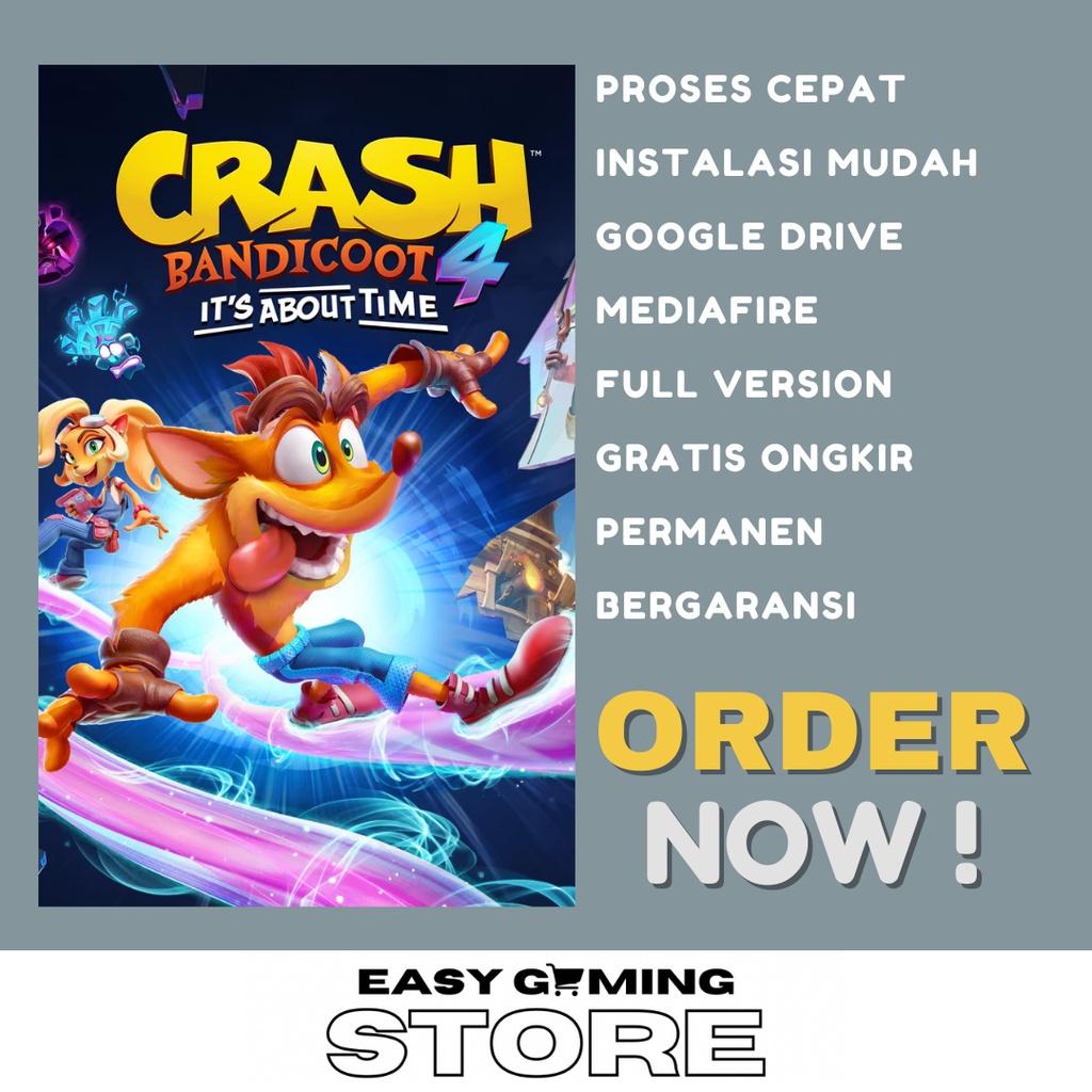 Jual Crash Bandicoot 4 Its About Time (Digital Link) | Shopee Indonesia