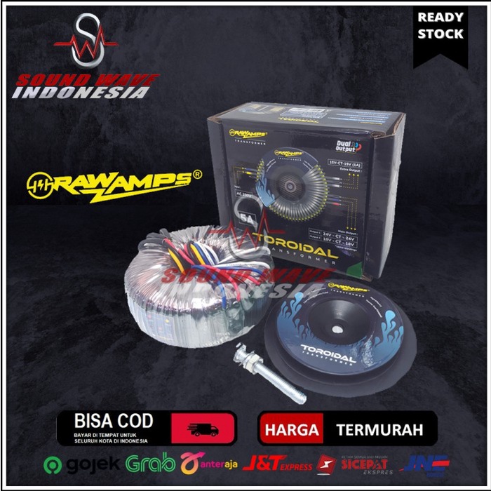 Jual TRAFO TOROID 5A CT 18V - 24V TRAVO DONAT RAWAMPS | Shopee Indonesia