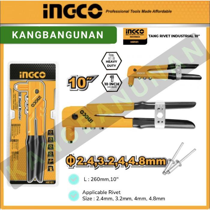 Jual Terlaris- Tang Rivet 10" Industrial / Hand Riveter Ingco Hr101 ...