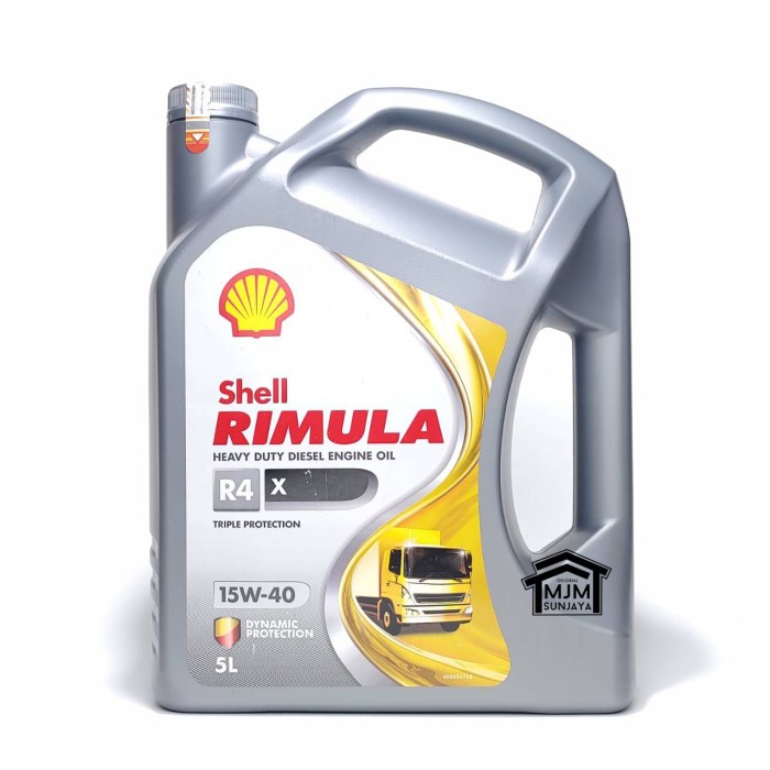 Jual Oli Shell Rimula R4X Sae 15W-40 5 Liter Diesel Solar Galon R4 X 15W40 | Shopee Indonesia