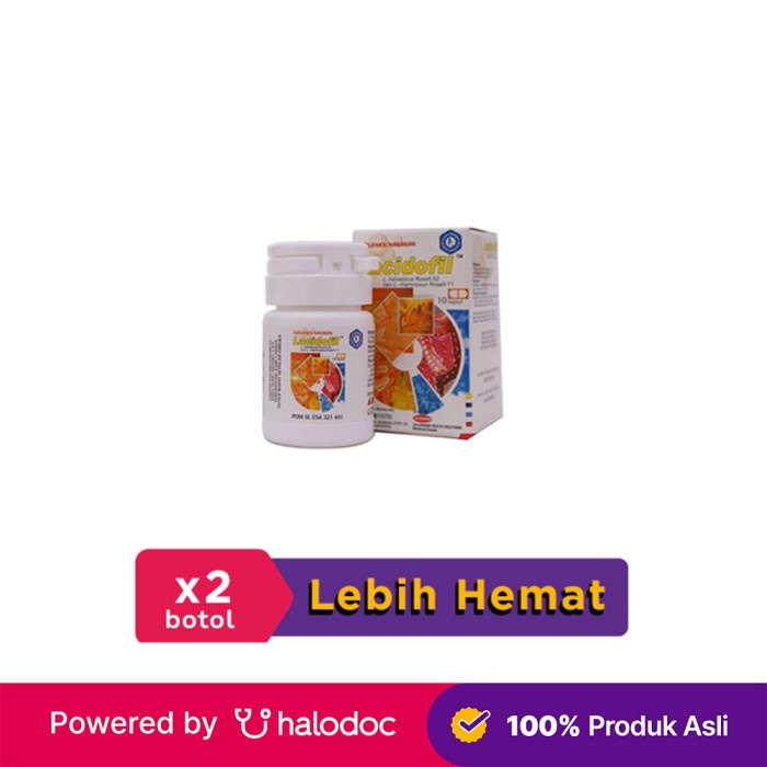 Jual BISA E-KATALOG! Lacidofil 2 Botol (10 Kapsul/Botol) - Vitamin ...