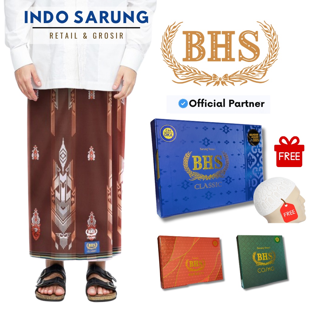 Jual Sarung Bhs Classic Gold Motif Songket Gunung Jaquard Kwg Dka Dkc ...