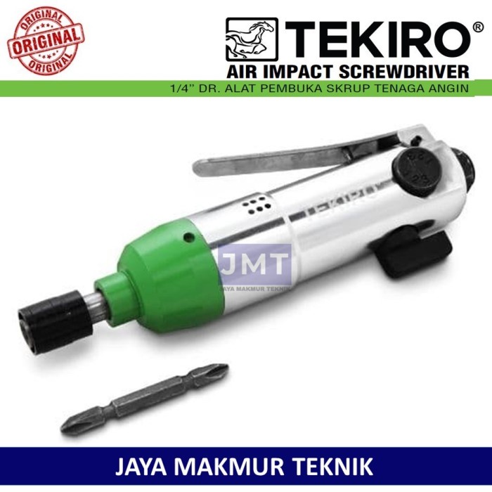Jual Tekiro Air Impact Screwdriver Obeng Sekrup Tenaga Angin 1/4" Inch ...
