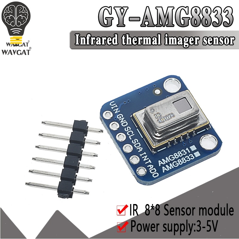 Jual EYE official AMG8833 IR 8*8 Thermal Imager Array Temperature Sensor Module 8x8 Infrared ...