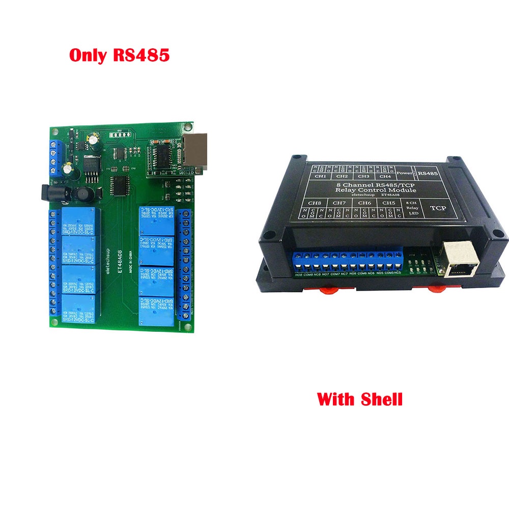 Jual EYE DC12V 8 Channel Ethernet Relay Network Switch Modbus MQTT TCP ...