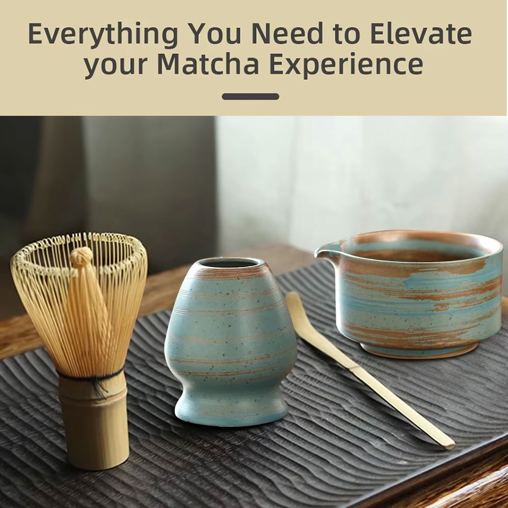 Jual mochiky_store MEGIGI Set Mangkuk Teh Keramik Matcha Japanese Tea ...