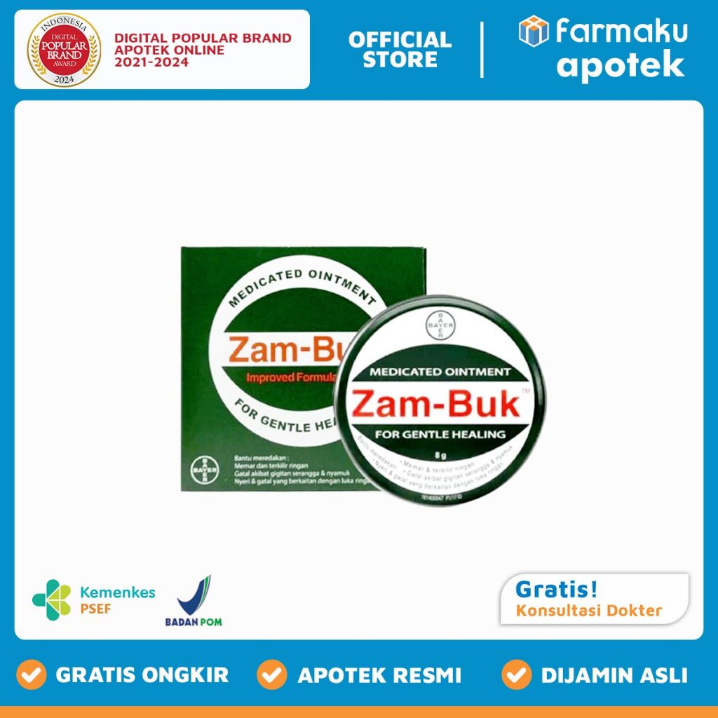 Jual Zambuk Medicated Ointment 8 gr - BHL | Shopee Indonesia