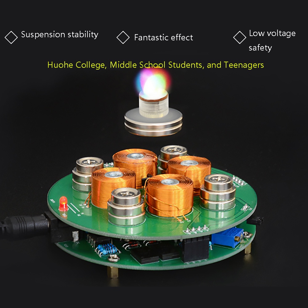 Jual KYOMA Electronic Magnetic Levitation Kit Push-down Maglev Creative ...