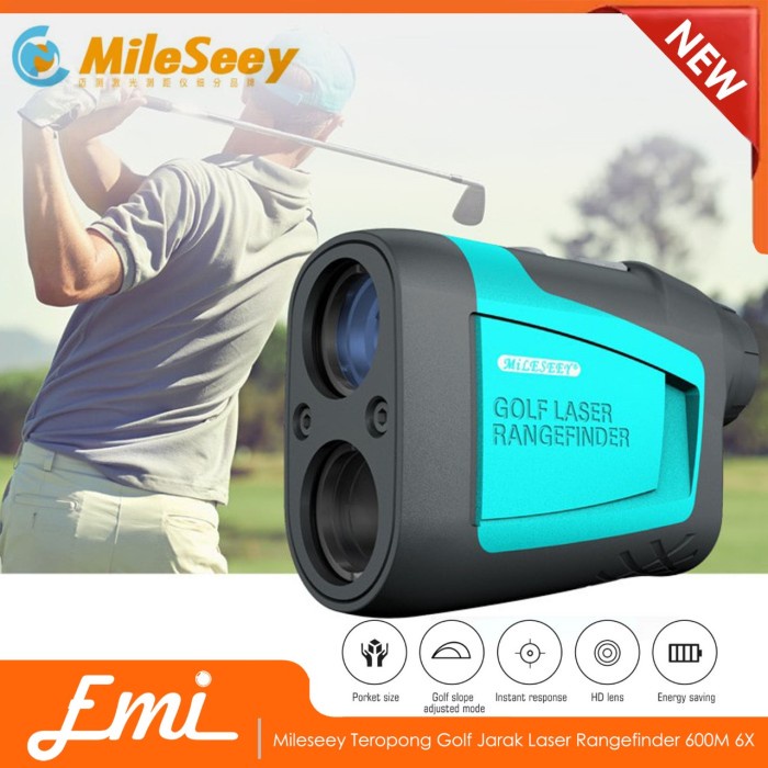 Jual Mileseey Teropong Golf Jarak Laser Rangefinder 600M 6X | Shopee Indonesia