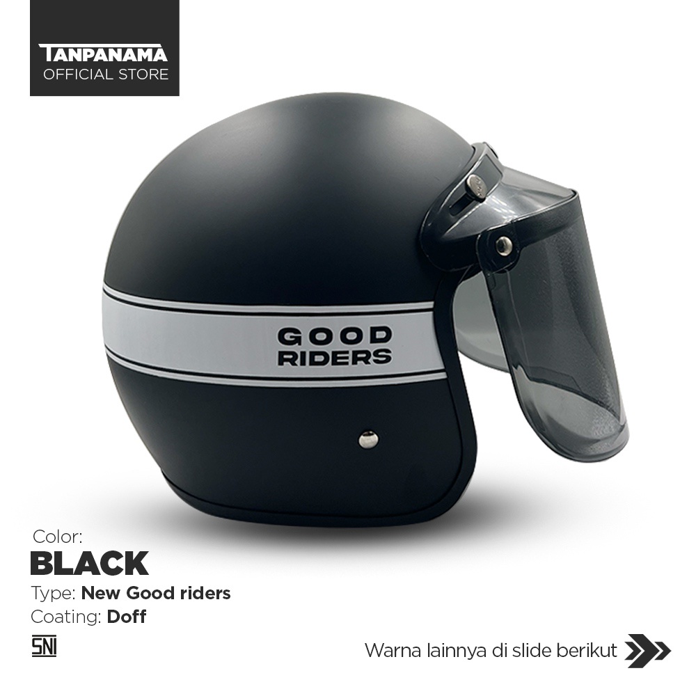 Jual CUCI GUDANG Tanpanama Helm - Helm Bogo New Classic / Helm Retro ...