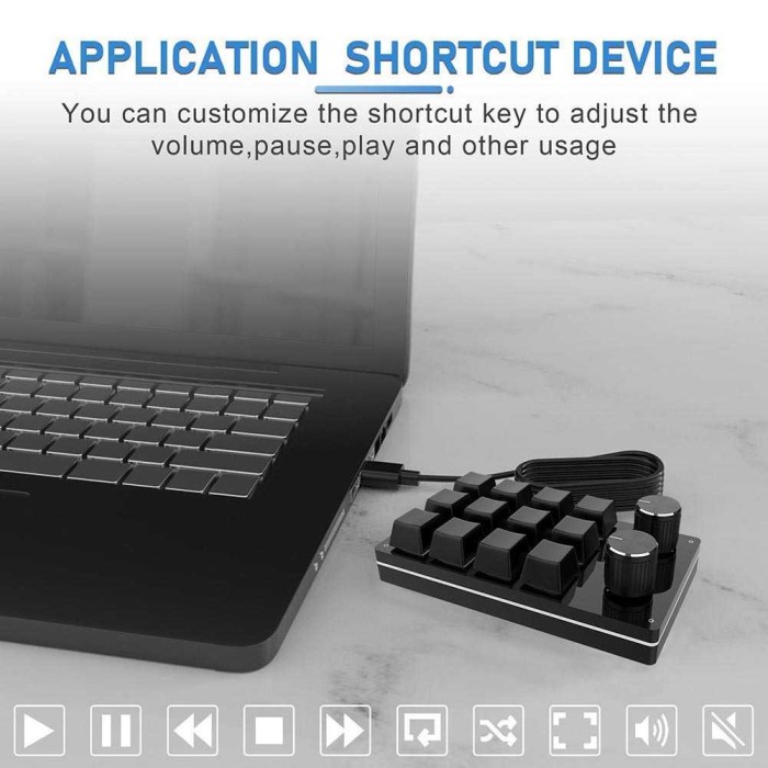 Jual Macropad Knob Keyboard Macro Shortcut Key Multimedia Gaming ...