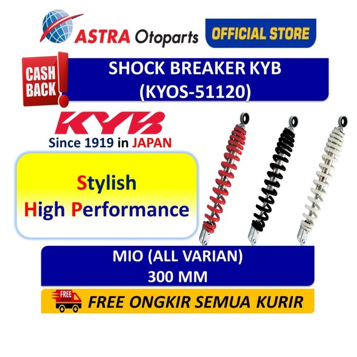 Jual Shock Breaker Belakang KAYABA KYB OS Yamaha Mio All Varian | Shopee Indonesia