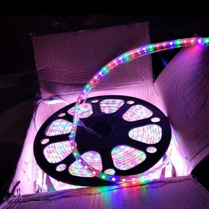 Jual Lampu LED strip RGB selang 50 METER SMD 5050 220v RGB 50M WATEROF ...