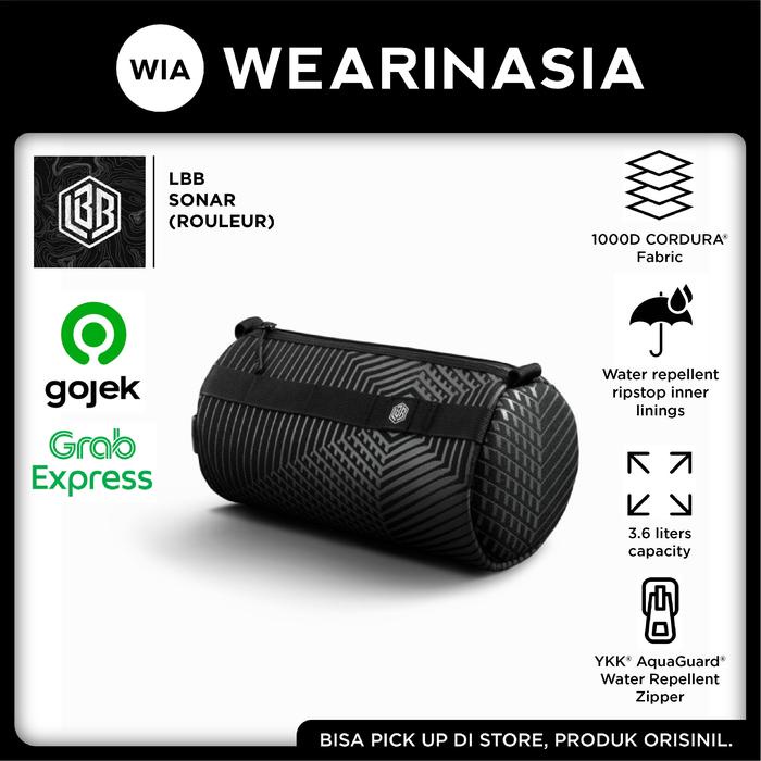 Jual PROMO! Life Behind Bars ( LBB ) The Rouleur - Sonar Handlebar Bag ...