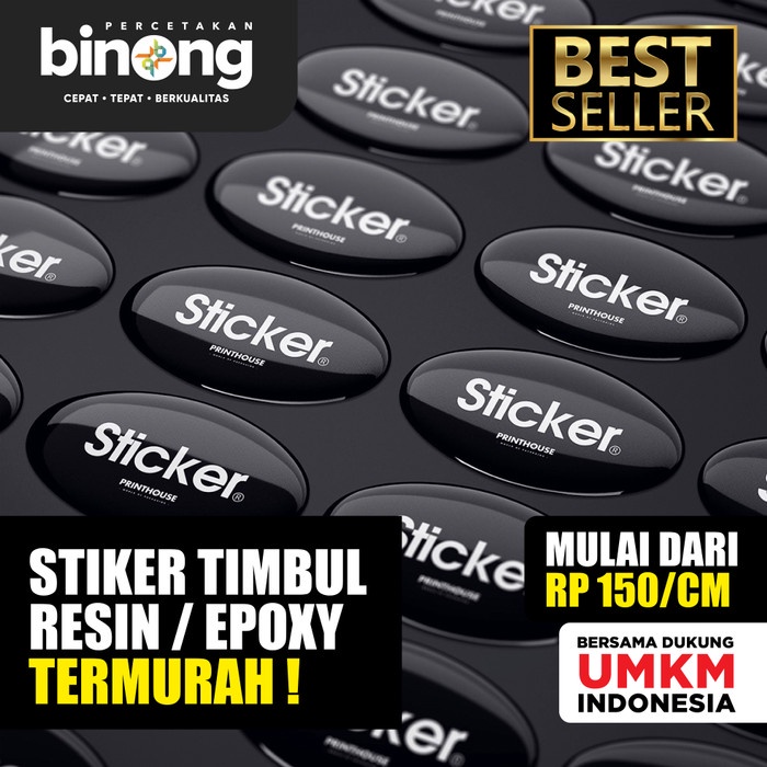 Jual Stiker Timbul / Sticker Label / Stiker Resin / Epoxy | Shopee ...