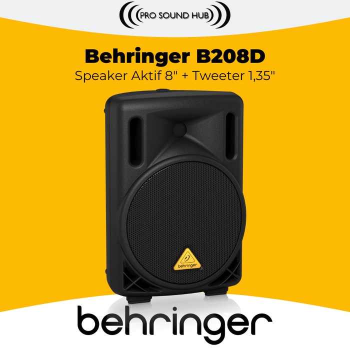 Jual Behringer B208D B208 B-208D B 208 D 200W 8 Powered Speaker Aktif ...