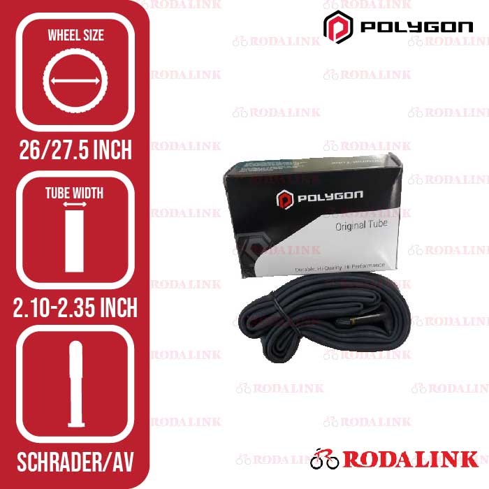 Jual Polygon Ban Dalam Sepeda Gunung 26" & 27.5" ukuran 26 X 2.125 - 2. ...