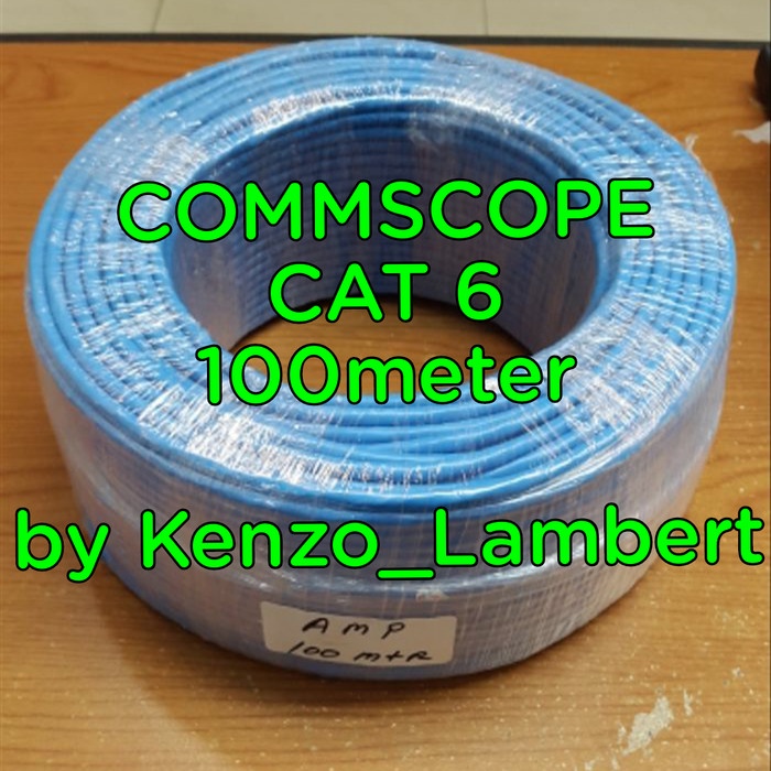 Jual kabel lan utp cat 6 COMMSCOPE 100meter / COMMSCOPE CAT 6 ...
