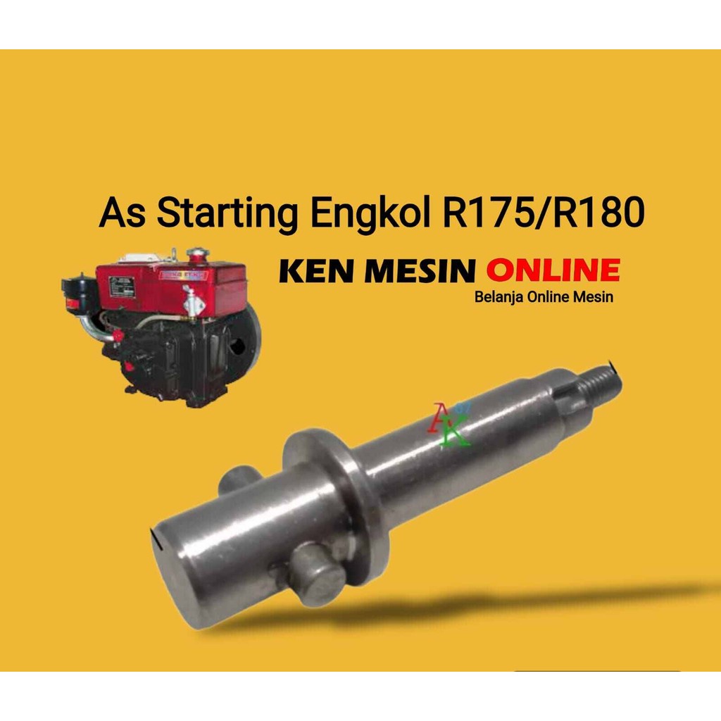 Jual Best Seller [Bayar Di Tempat] As Shaft Engkol Mesin Diesel R175 ...