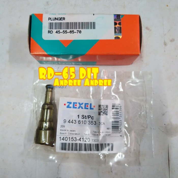 Jual Plunger Assy Kubota Rd-45 Rd-55 Rd-65 - Original | Shopee Indonesia