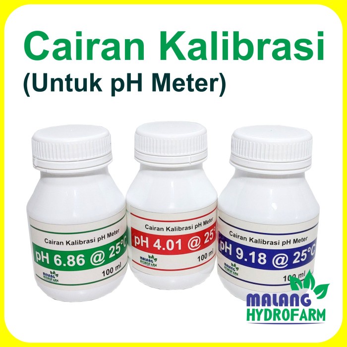 Jual Cairan Kalibrasi pH Meter 100 ml larutan liquid buffer calibration solution alat ukur ph ...