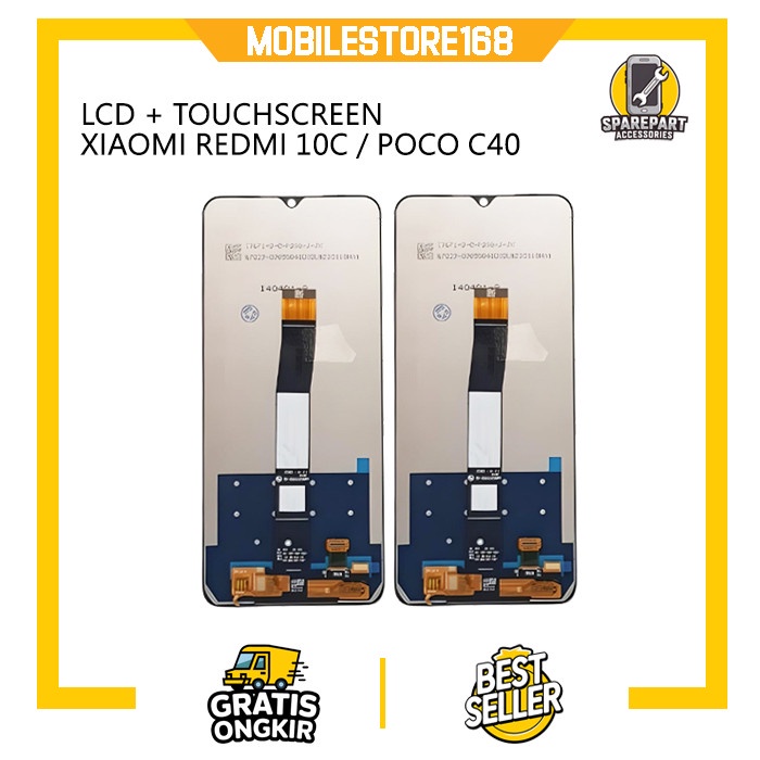Jual LCD TOUCHSCREEN XIAOMI REDMI 10C / POCOPHONE POCO C40 ORIGINAL ...