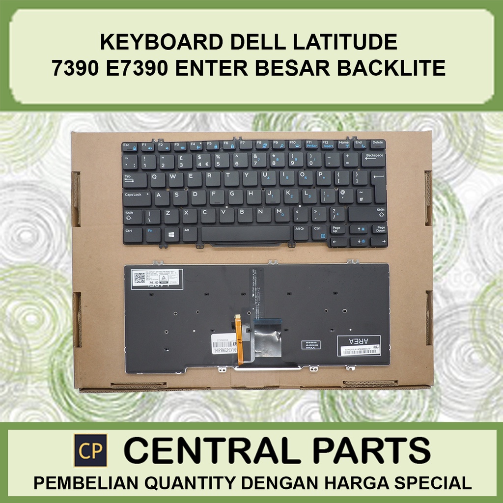 Jual Keyboard Dell Latitude 7390 E7390 Enter Besar Backlight | Shopee ...