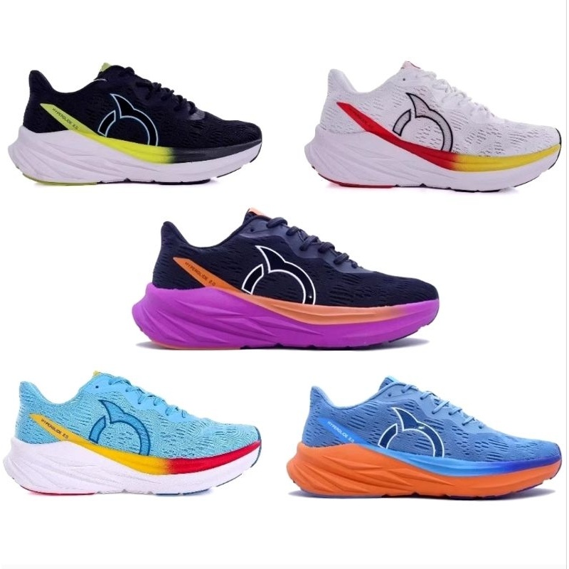 Jual BEST SELLER ORTUSEIGHT SEPATU RUNNING HYPERGLIDE 2.0 HITAM PUTIH ...