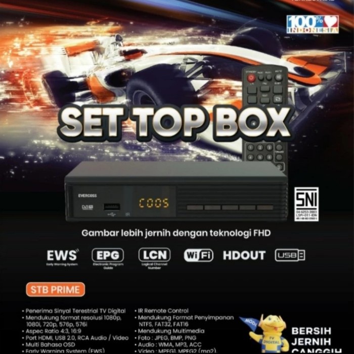 Jual Evercoss STB Set Top Box Pro Digital TV Receiver Full HD Garansi ...