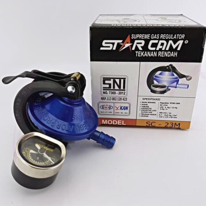 Jual Regulator Gas S Cam +Ampere ( Orisinil, Cap Sni ) | Shopee Indonesia